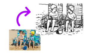 Trasformare una foto in un disegno - Online con PicToLines